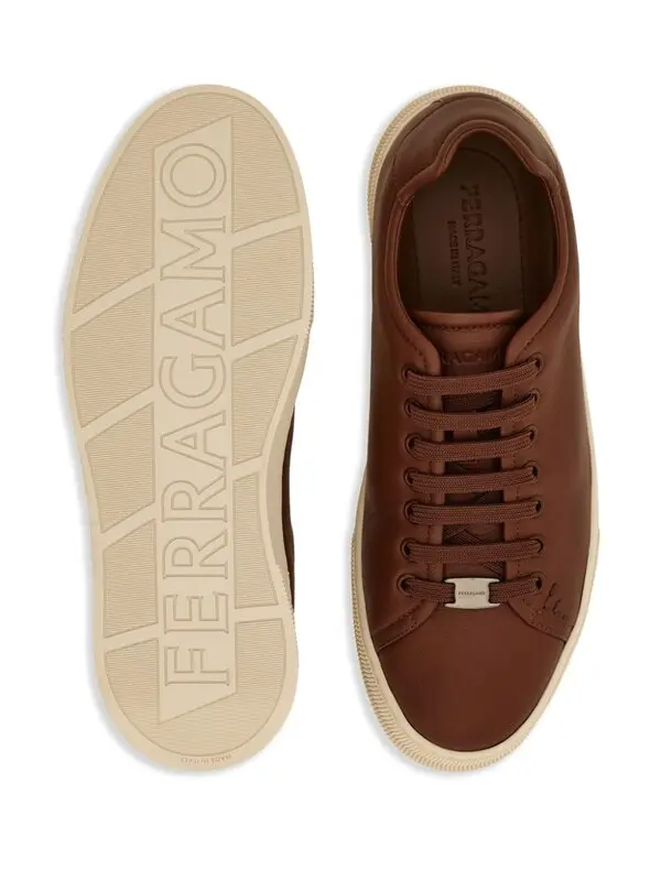 FERRAGAMO Low-top Sneakers - Brown