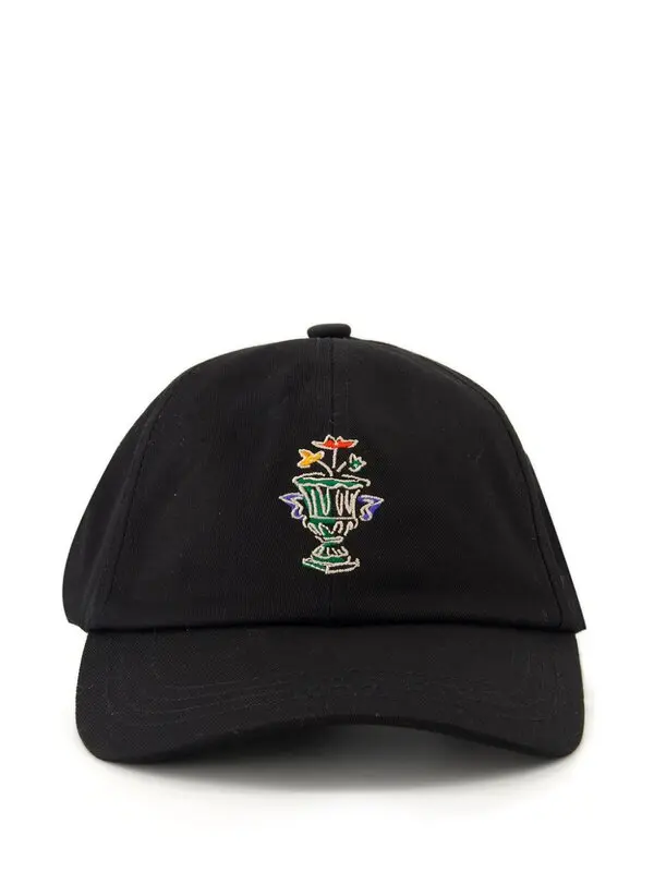 Drole De Monsieur La Casquette Vase Baseball Cap - Black