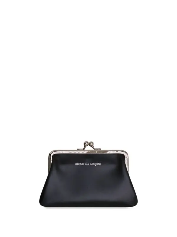 Comme Des Garçons Kiss-clasp Purse - Black