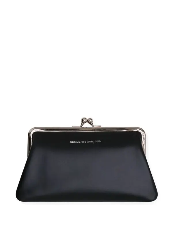 Comme Des Garçons Kiss-clasp Purse - Black