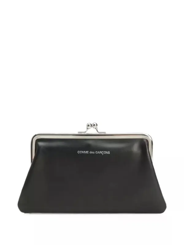 Comme Des Garçons Kiss-clasp Purse - Black