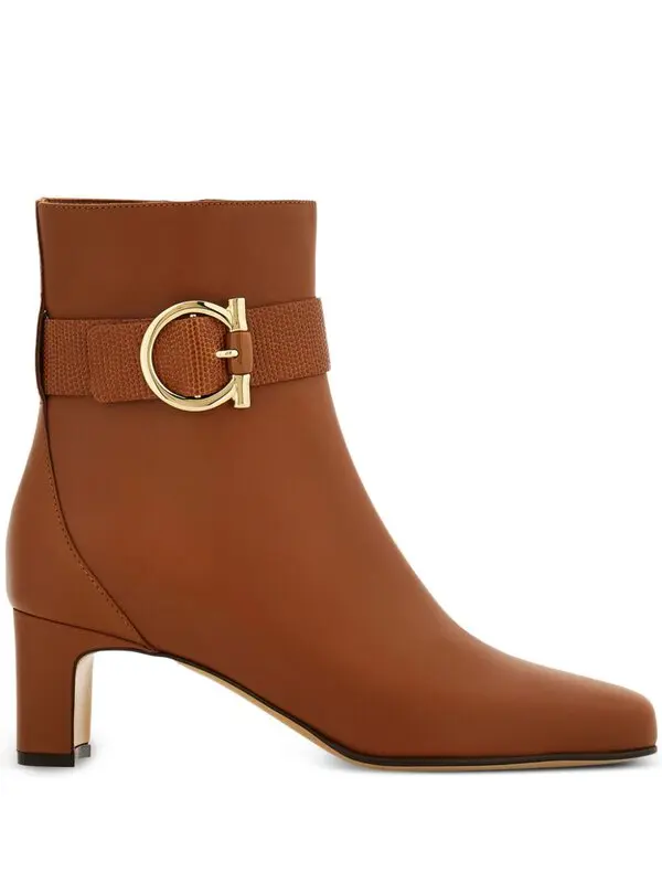 FERRAGAMO Gancini Ankle Boots