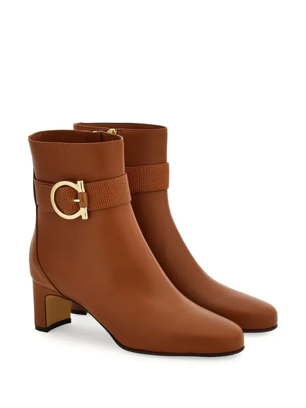 FERRAGAMO Gancini Ankle Boots
