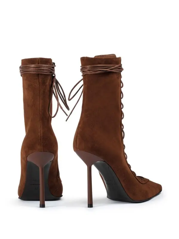 LE SILLA 100mm Colette Boots - Brown