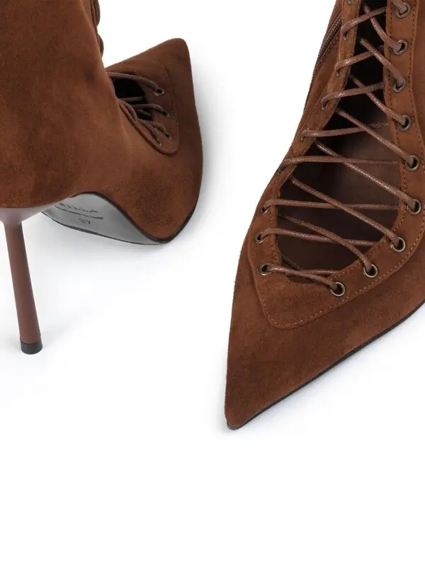 LE SILLA 100mm Colette Boots - Brown