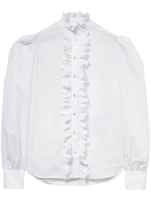 Emilio Pucci Ruffled Cotton Shirt