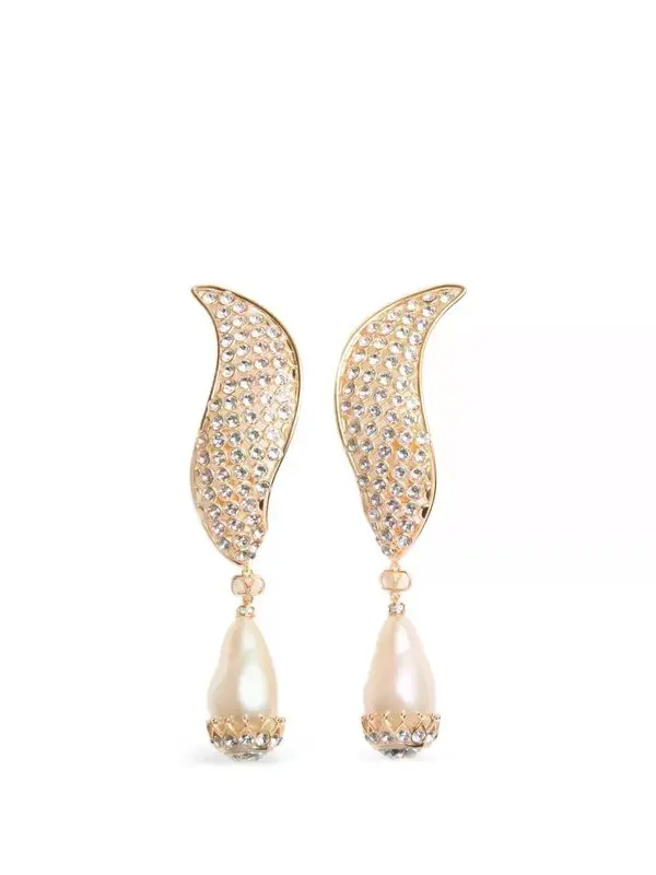Valentino Garavani Poetique Des Gouttes Earrings - Gold