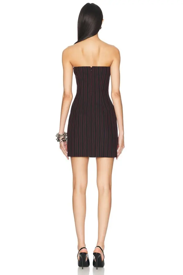 Alexander McQueen Strapless Day Dress