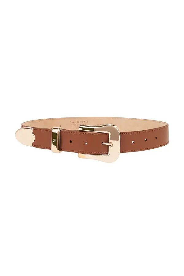 Gabriela Hearst Maireed Belt - Cognac