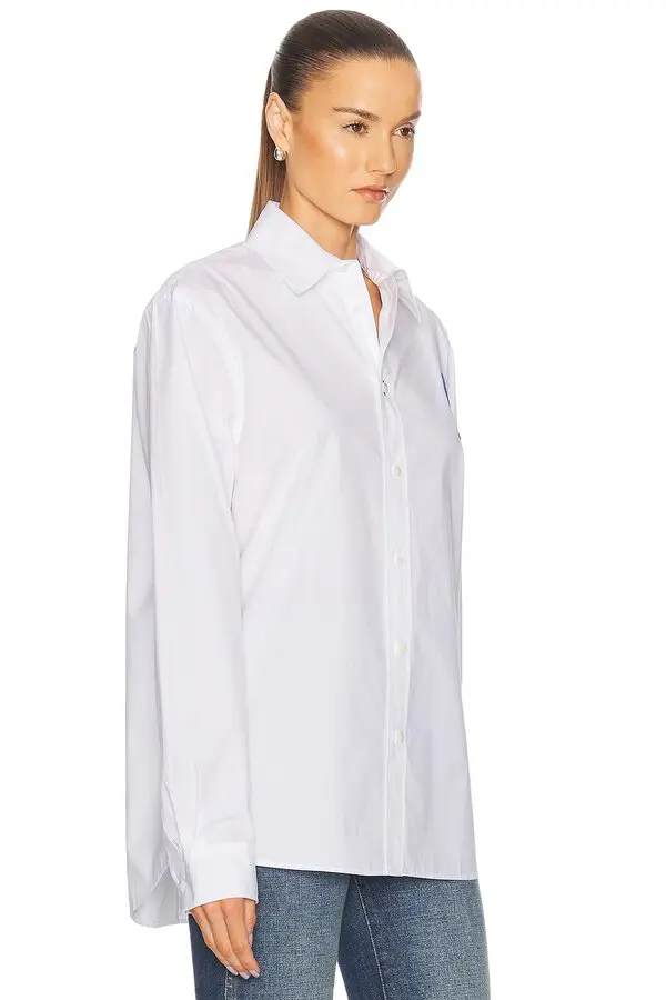 JW Anderson Rosette Patch Classic Shirt