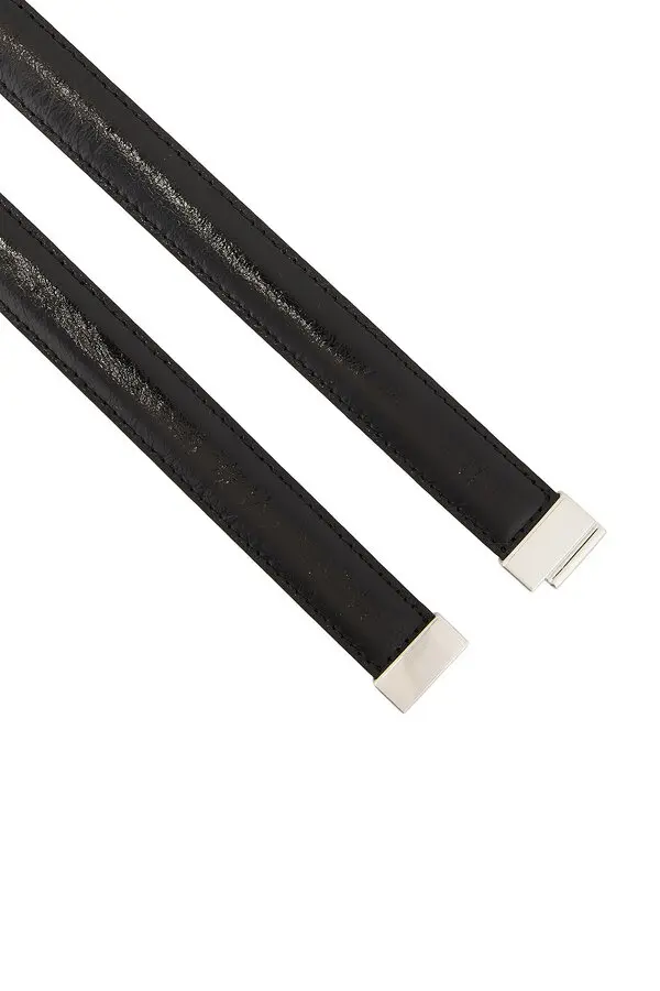TOTEME Slide Clasp Naplack Leather Belt