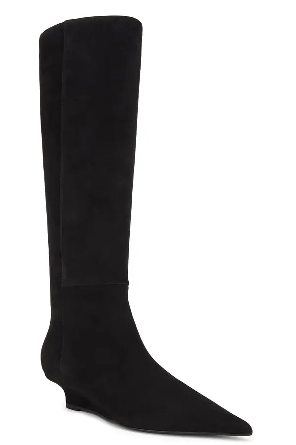 TOTÊME Sharp Suede Knee High Boots