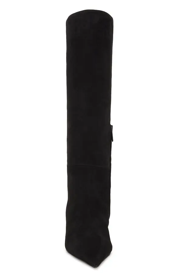 TOTEME Sharp Suede Knee High Boots