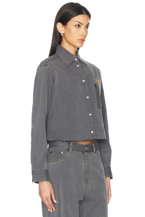 Miu Miu Button Up Top