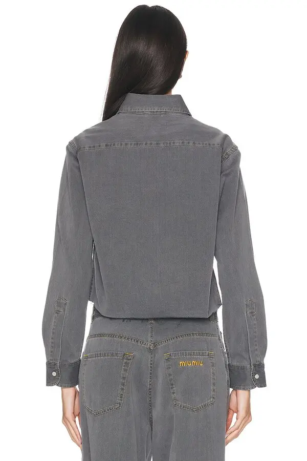 Miu Miu Button Up Top