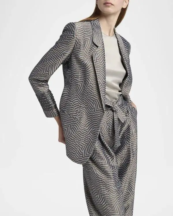 Giorgio Armani Animalier Jacquard Blazer
