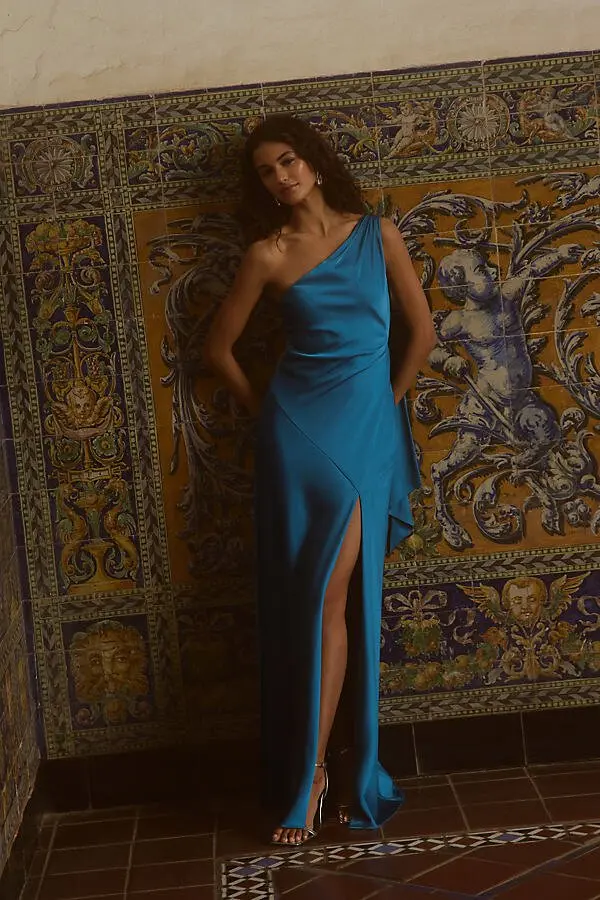sachin and babi light blue dress Liv Foster Emma Crêpe Maxi Dress main image 0