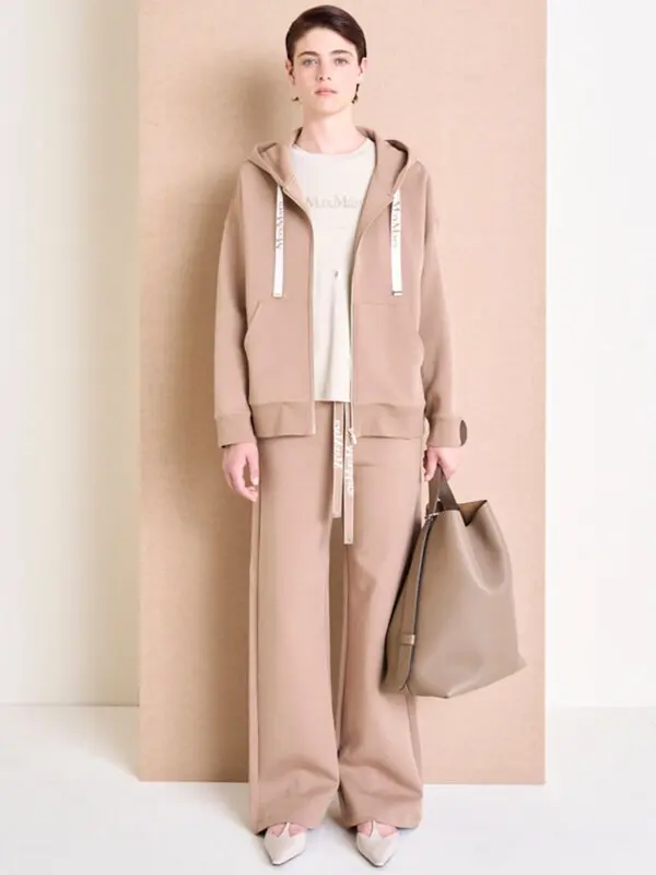 Max Mara Fleece Drawstring Trousers