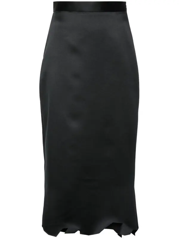 Viktor & Rolf Asymmetric Duchess Satin Skirt