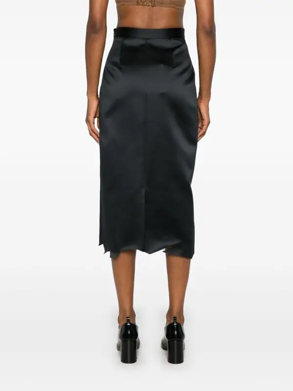 Viktor & Rolf Asymmetric Duchess Satin Skirt