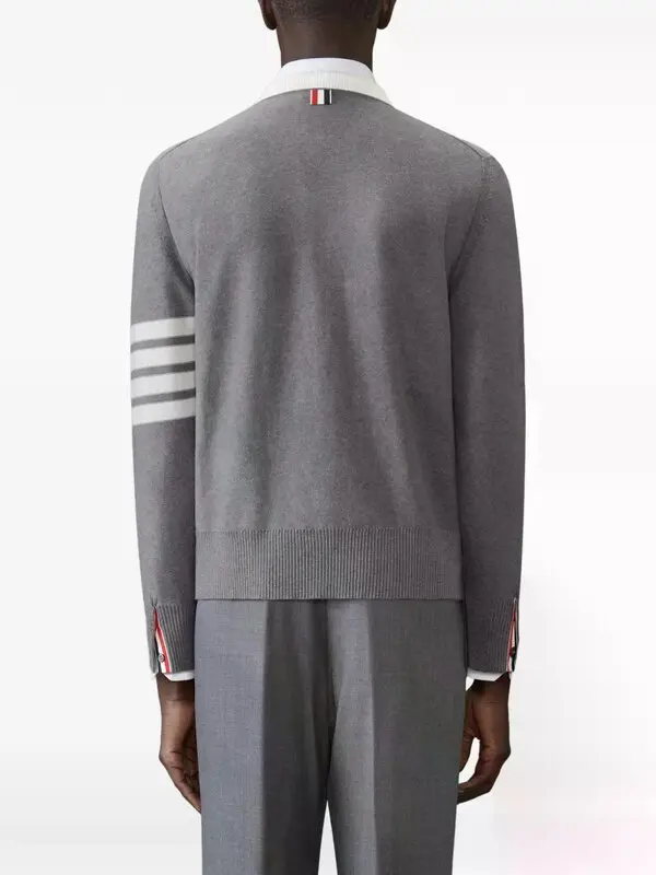 Thom Browne Hector Intarsia-knit Jumper - Grey