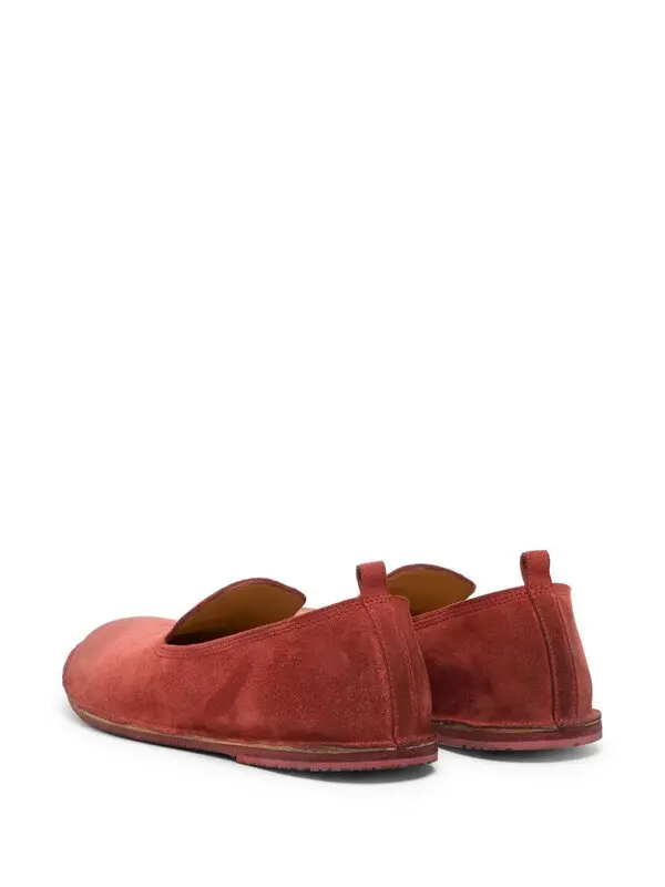 Marsèll Strasacco Suede Loafers - Red