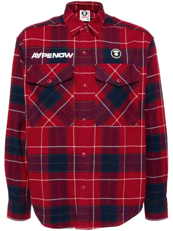 AAPE BY *A BATHING APE® Checked Shirt