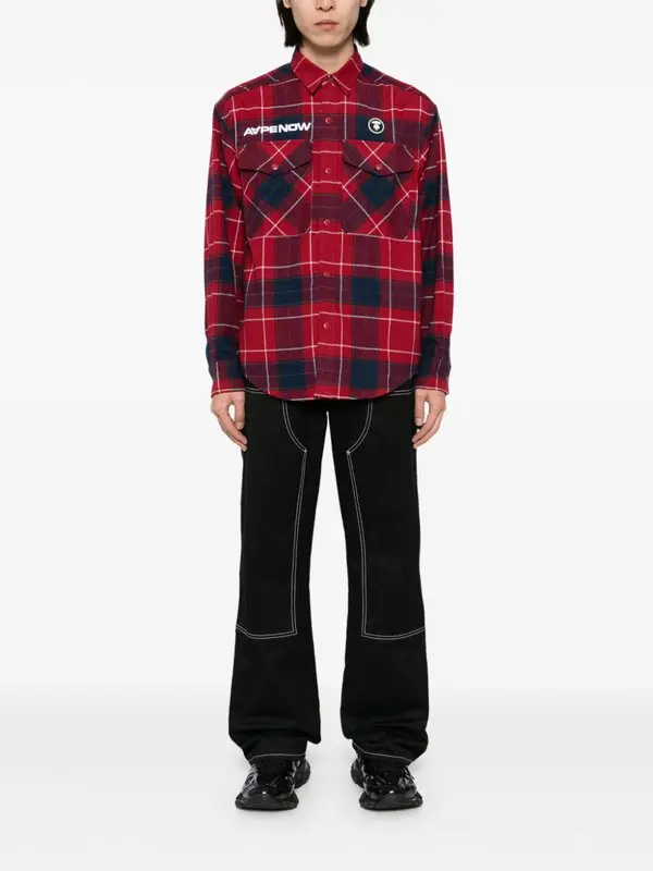 AAPE BY *A BATHING APE® Checked Shirt