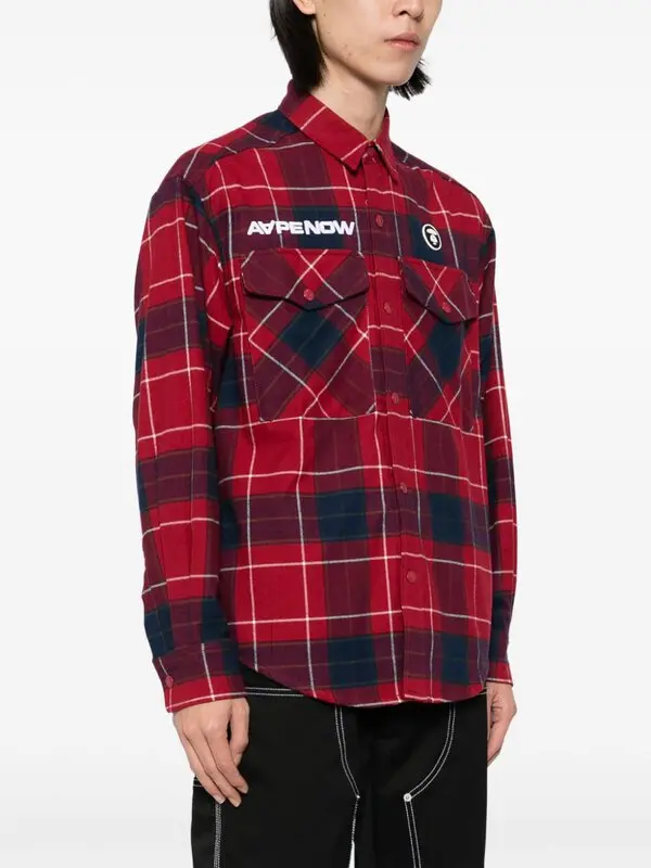 AAPE BY *A BATHING APE® Checked Shirt