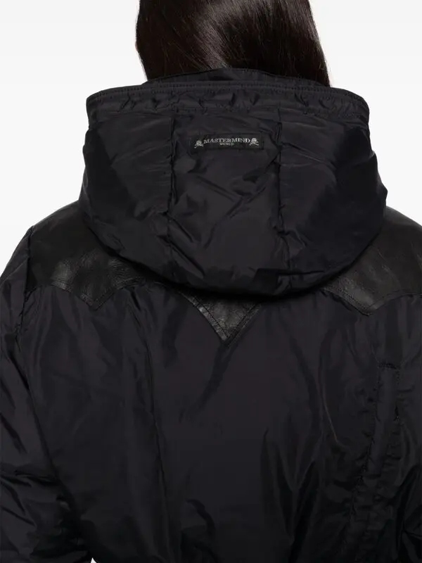 MASTERMIND WORLD Panel Embroidered-logo Padded Jacket