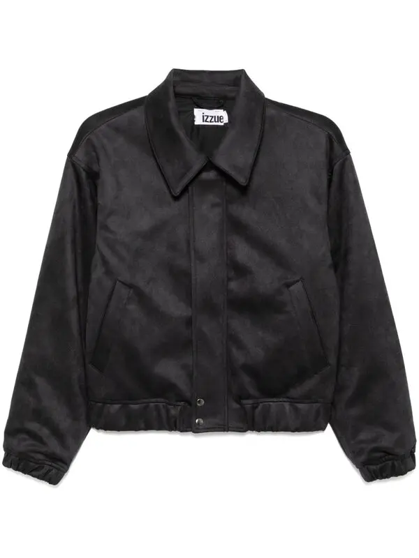 Izzue Cropped Bomber Jacket