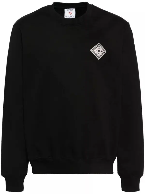 Casablanca Logo Patched Sweatshirt