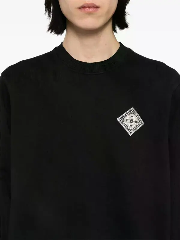 Casablanca Logo Patched Sweatshirt