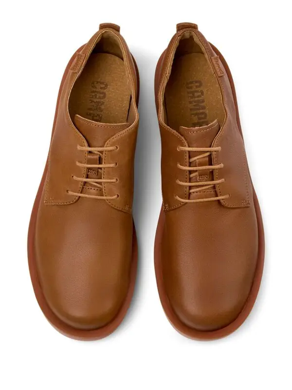 Camper Wagon Derby Shoes - Brown