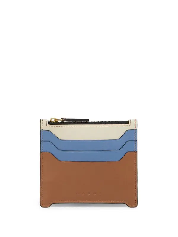 Marni Logo-debossed Wallet - Brown