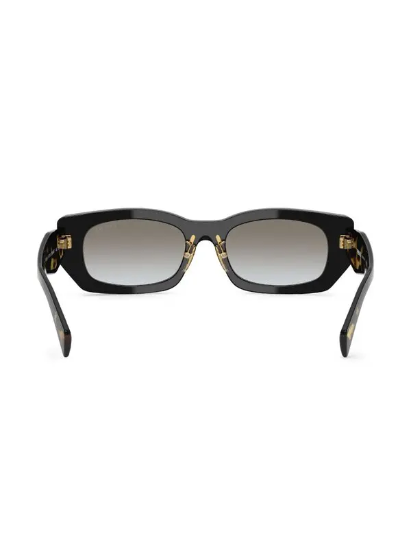 Prada Geometric Frame Sunglasses