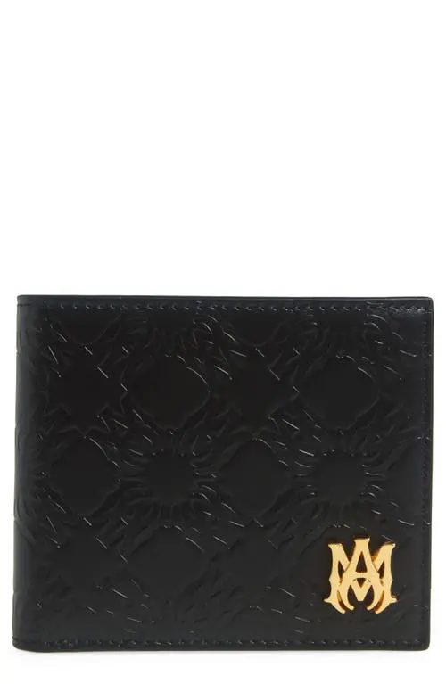 Amiri Ma Quad Leather Bifold Wallet - Black