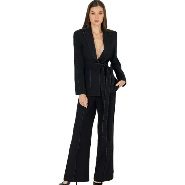 AKALIA Yena Wide-leg Pants - Black