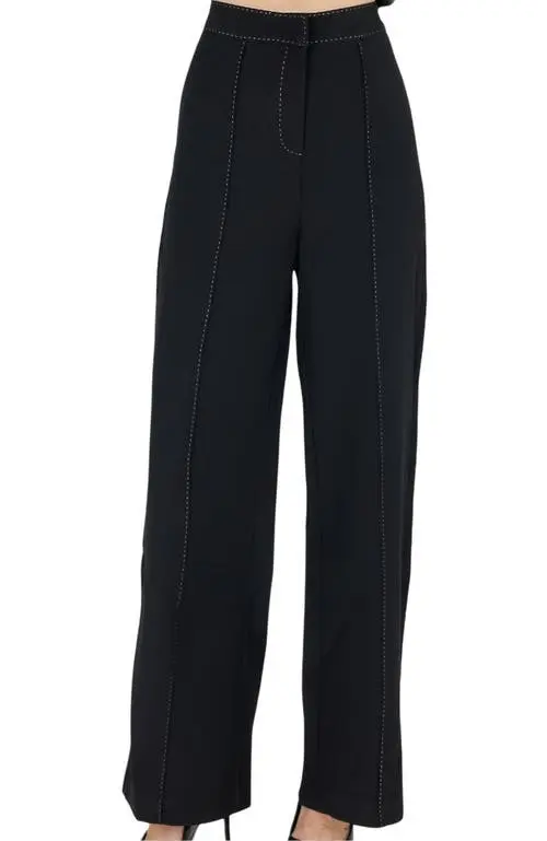AKALIA Yena Wide-leg Pants - Black