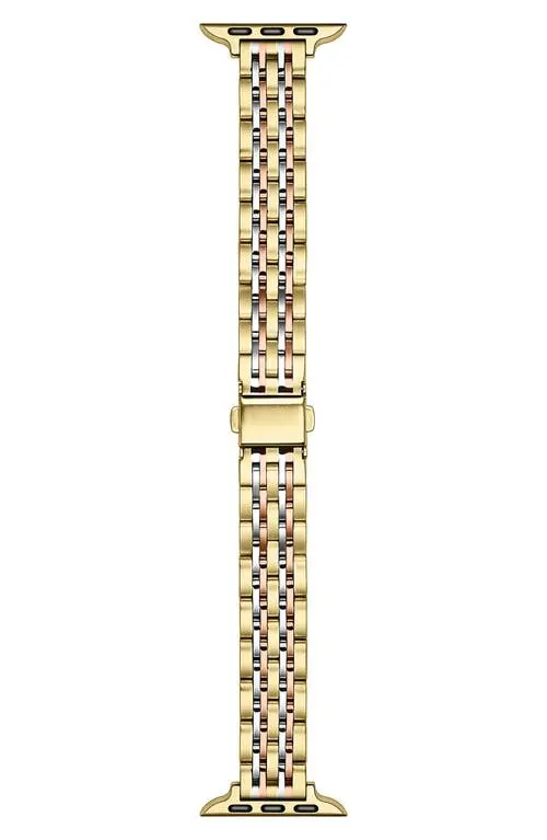 POSH TECH Rainey Tricolor Apple Watch Bracelet - Gold