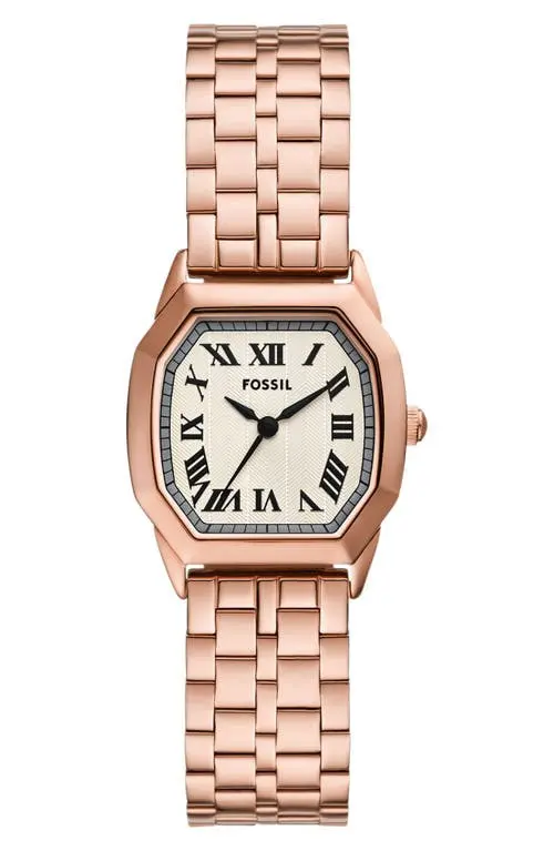 Fossil Harlow Bracelet Watch - Rose Gold