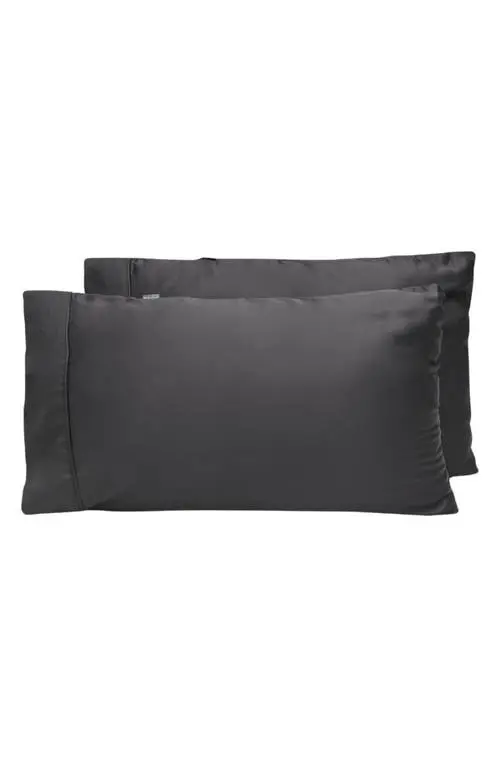 ETTITUDE Signature Sateen Set Of 2 Pillowcases - Slate