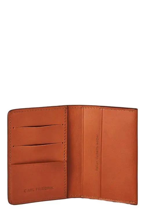CARL FRIEDRIK Swanfield Wallet - Cognac