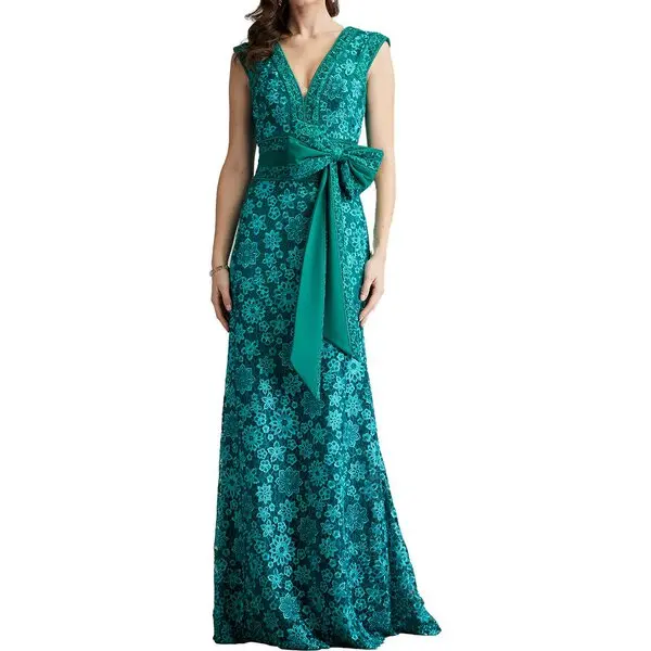 sachin and babi light blue dress Dottie Gown by Tadashi Shoji