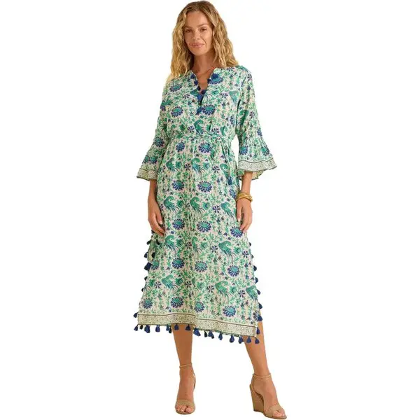 Calypso St. Barth Sarina Kaftan - Goa Print