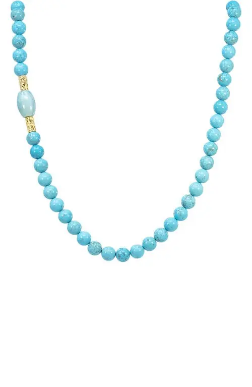 Armenta Magnesite Beaded Necklace - Turquoise