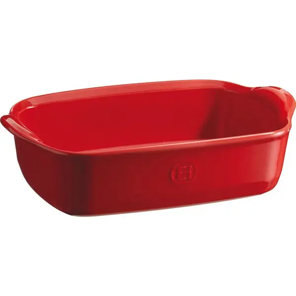 EMILE HENRY Individual Rectangle Baking Dish Ultime - Burgundy