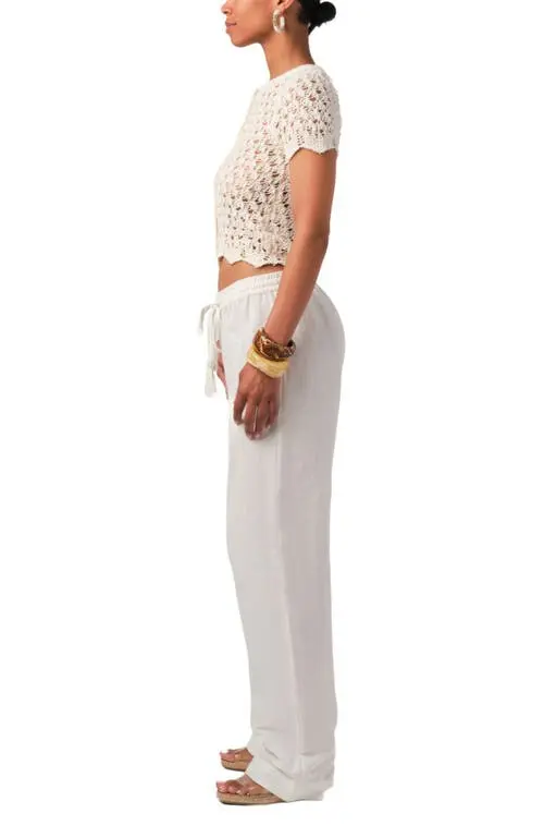 Calypso St. Barth Bianca Printed Pants - White