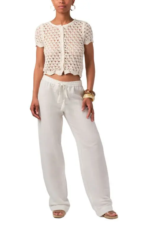 Calypso St. Barth Bianca Printed Pants - White