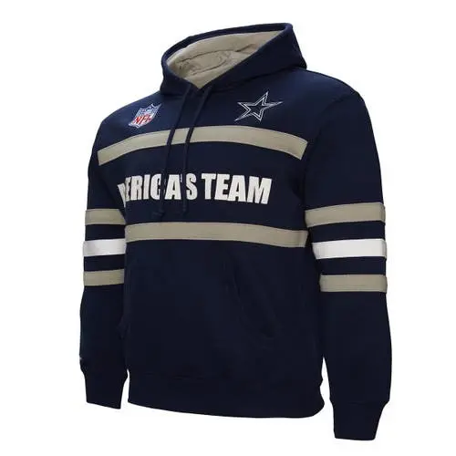 Mitchell & Ness Dallas Cowboys "america's Team" Pullover Hoodie - Navy